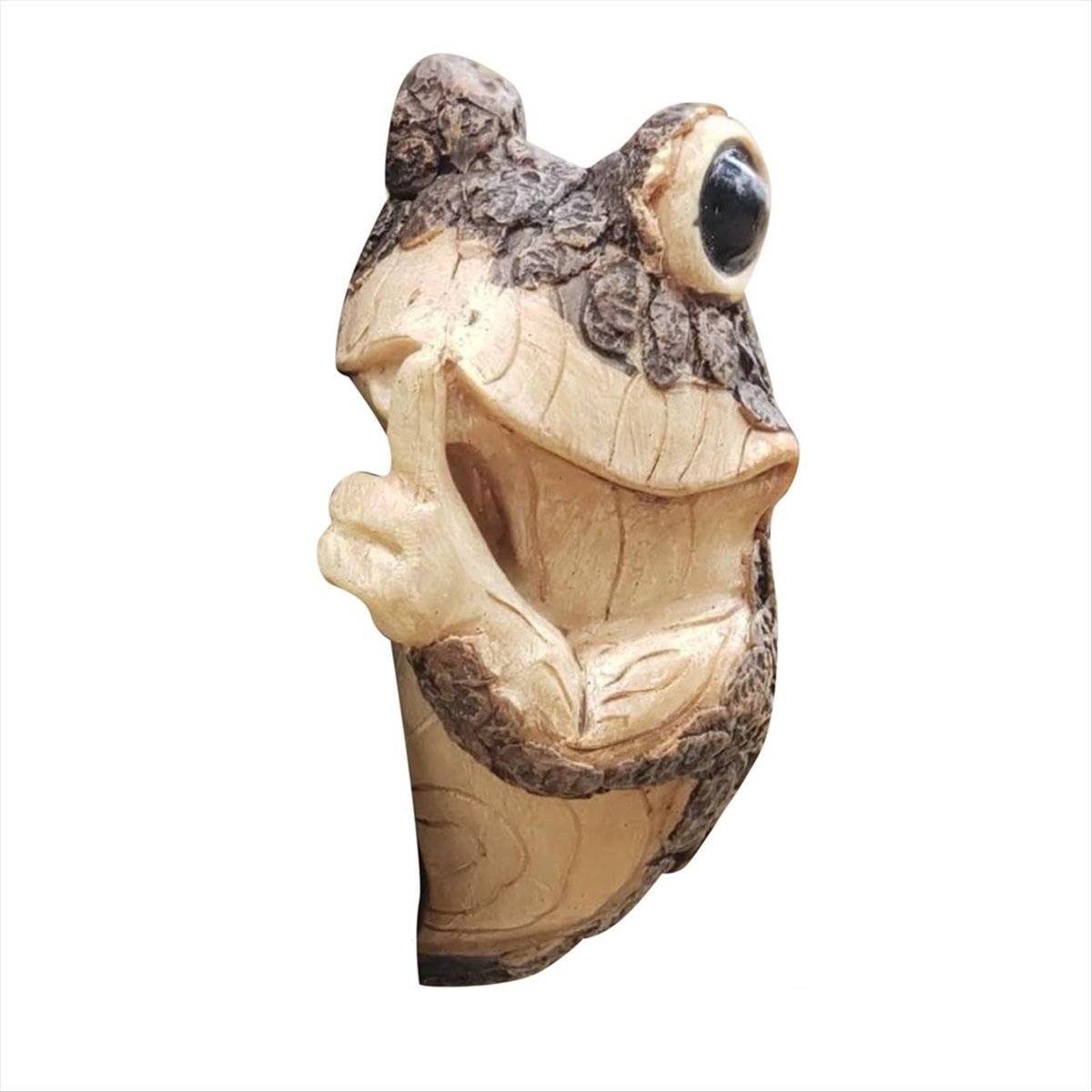 Click here for Unbranded Quiet Frog Tree Peeker Garden Tree Sculp... prices