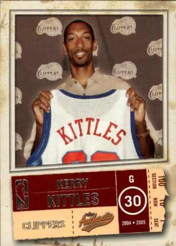 2004-05 Fleer Authentix #65 Kerry Kittles NBA Basketball Trading Card ...
