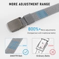 Nylon Boys Baseball Belt - Kids Golf Belt with Metal Buckle for ...