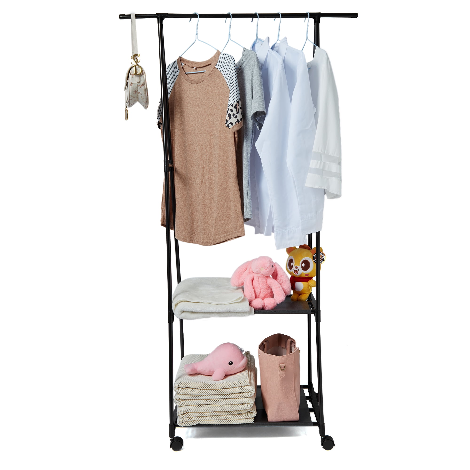KingShop Multi-function Triangle Coat Rack Removable Bedroom Hanging ...