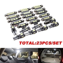 23x Canbus LED Car Interior Inside Light Dome Trunk Map License Plate ...