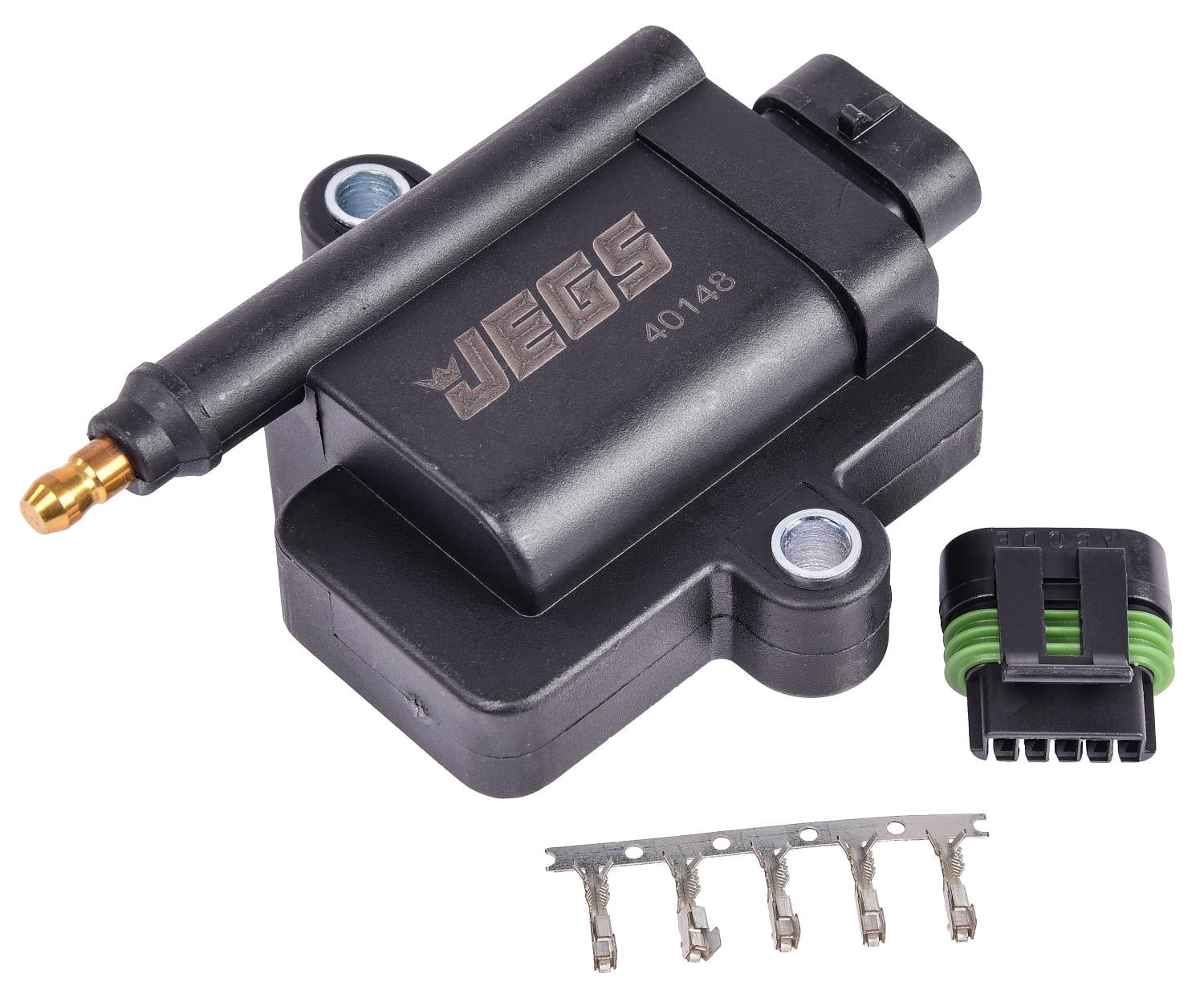 JEGS 40148 High-Output Smart Ignition Coil Coil Near Plug HEI-Style ...