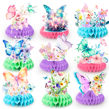 BalsaCircle 12 Pastel Color 3D Butterfly Table Centerpieces with ...