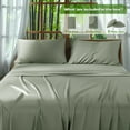 Sonoro Kate Luxury Bamboo Bed Sheet Set Deep Pockets 4 Piece Queen