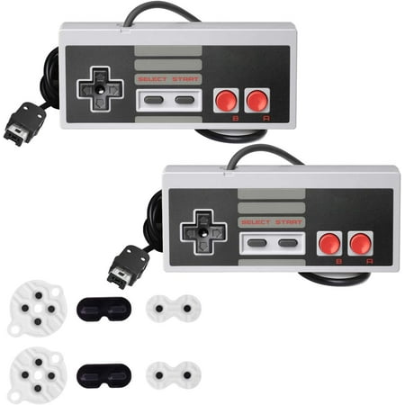 NES Clic Controller with 12FT Cable [2-Pack] for Nintendo Clic Mini ...