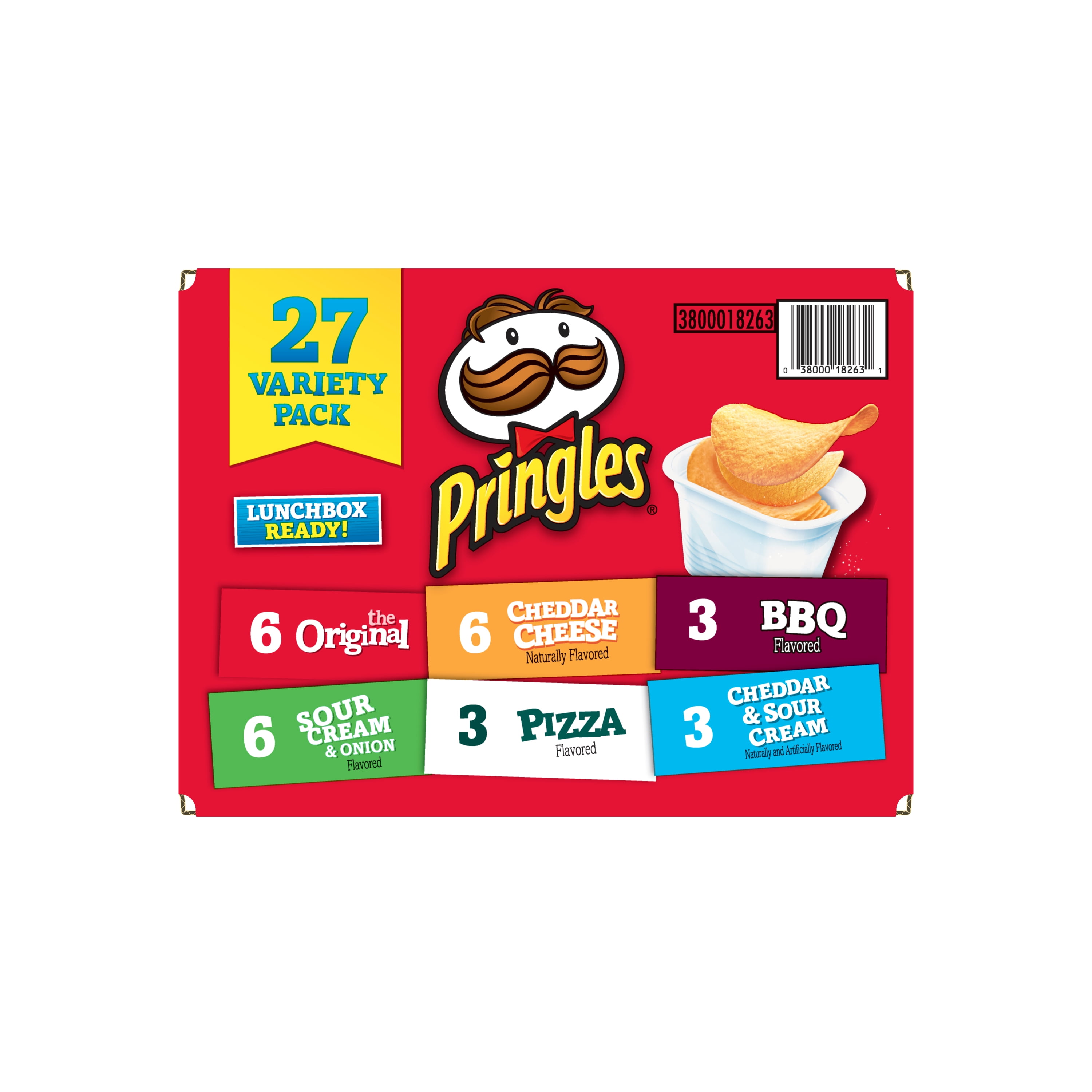 Pringles Snack Stacks Variety Pack, 6 Flavors, 19.5oz in Macao at MOP ...