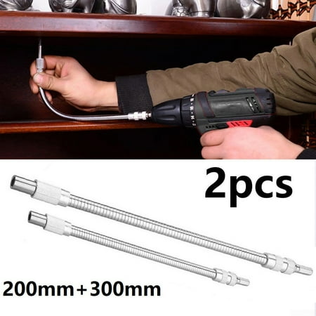 Flexible Extension Bit Holder Shaft 1/4in Hex Shank Workshop ...