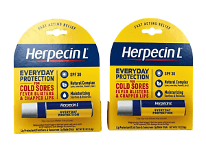 Herpecin L Lip Balm for Cold Sores & Fever Blisters 0.1oz ( 2 pack ...