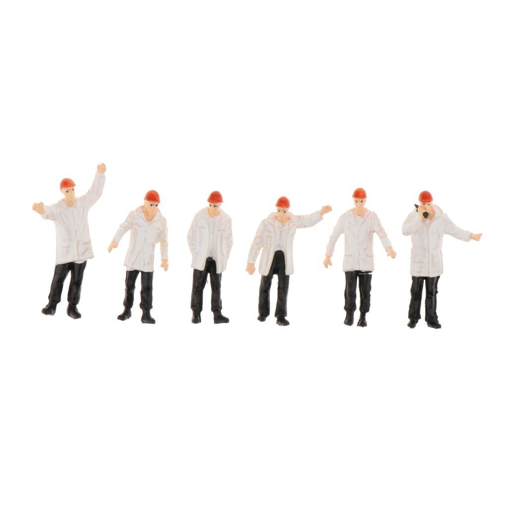 6Pcs Set 1 50 Scale Scene Accessories Colorful Set Male Construction 6pcs-set-1-50-scale-scene-accessories-colorful-set-male-construction
