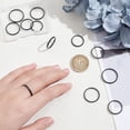1 Box 12Pcs 6 Style 2mm Polished Plain Dome Finger Rings 304 Stainless ...