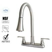 Free Shipping! WMF-8201ZNL-CP - Hybrid Metal Deck Kitchen Sink Faucet ...