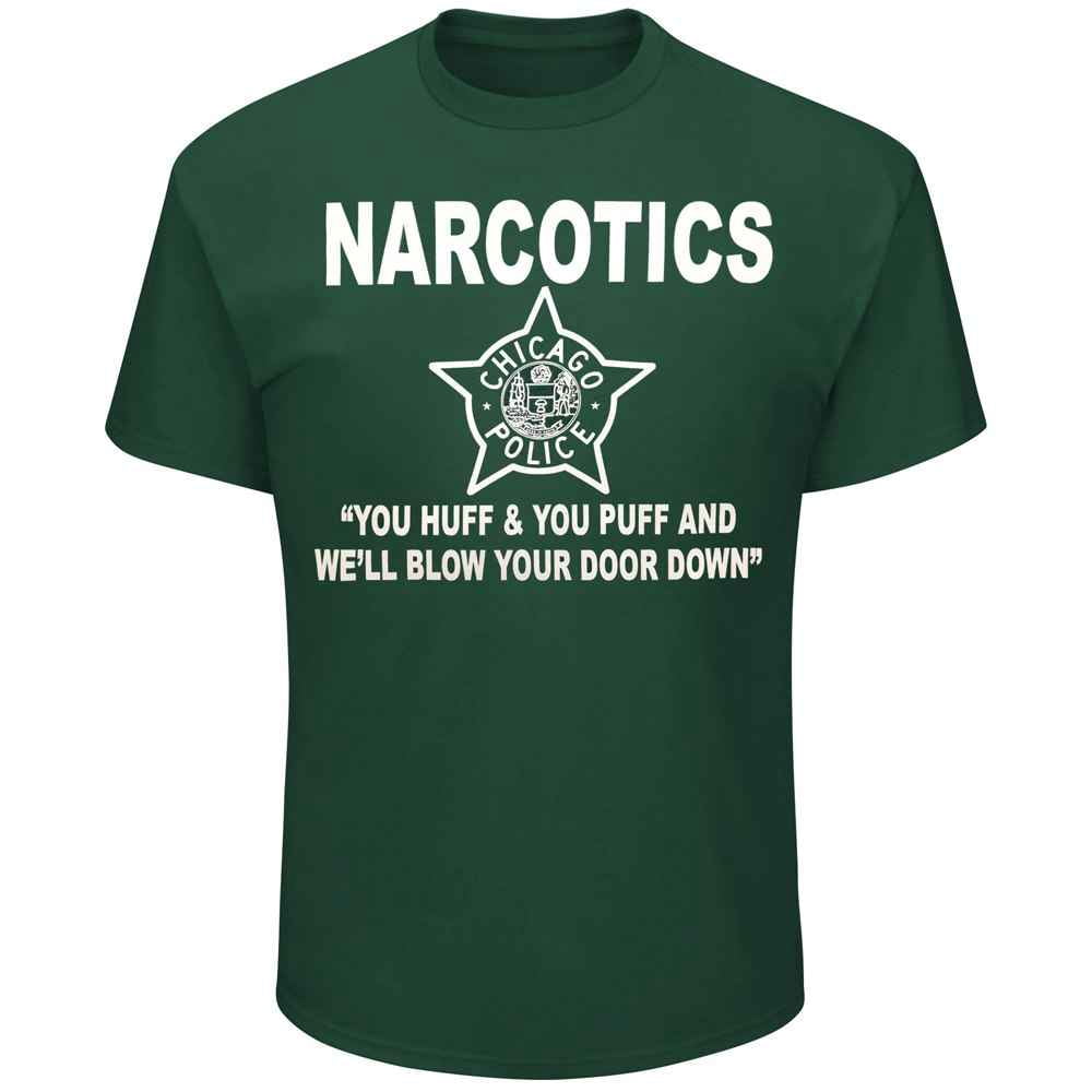 Chicago Police Narcotics T-Shirt by ThirtyFive55 - Walmart.com