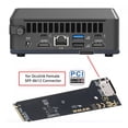 2280 PCI-E 5.0 4.0 M.2 M-key NVME to Oculink SFF-8612 SFF-8611 & SSD ...