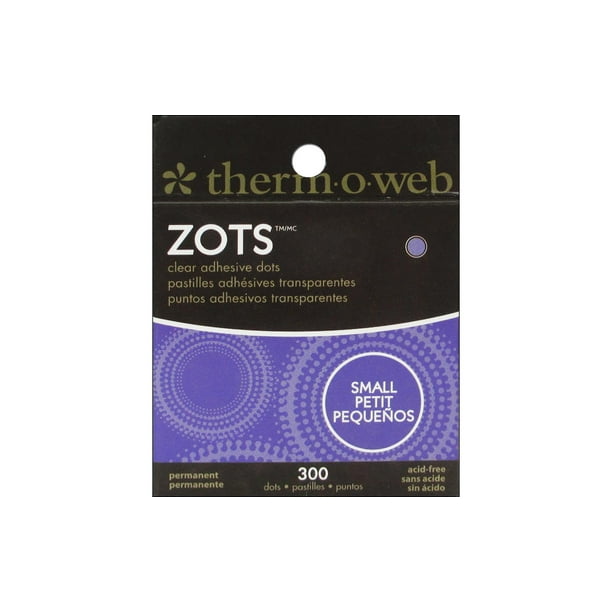 Therm O Web Zots Adhesive Dot Perm AF 3/16" 300pc - Walmart.ca