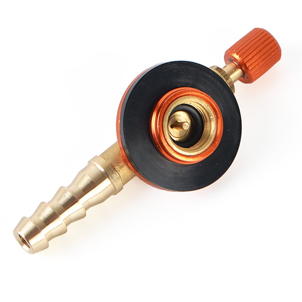huntermoon Metal Camping Stove Butane Gas Adapter Convert Fuel Canister ...