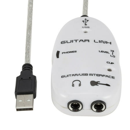 Guitar To USB Interface Cable Plastic Guitar Interface Cable Link Audio ...