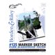 Borden & Riley #125 Marker Sketch Pure Bleedproof Paper Pad, 9" x 12 ...