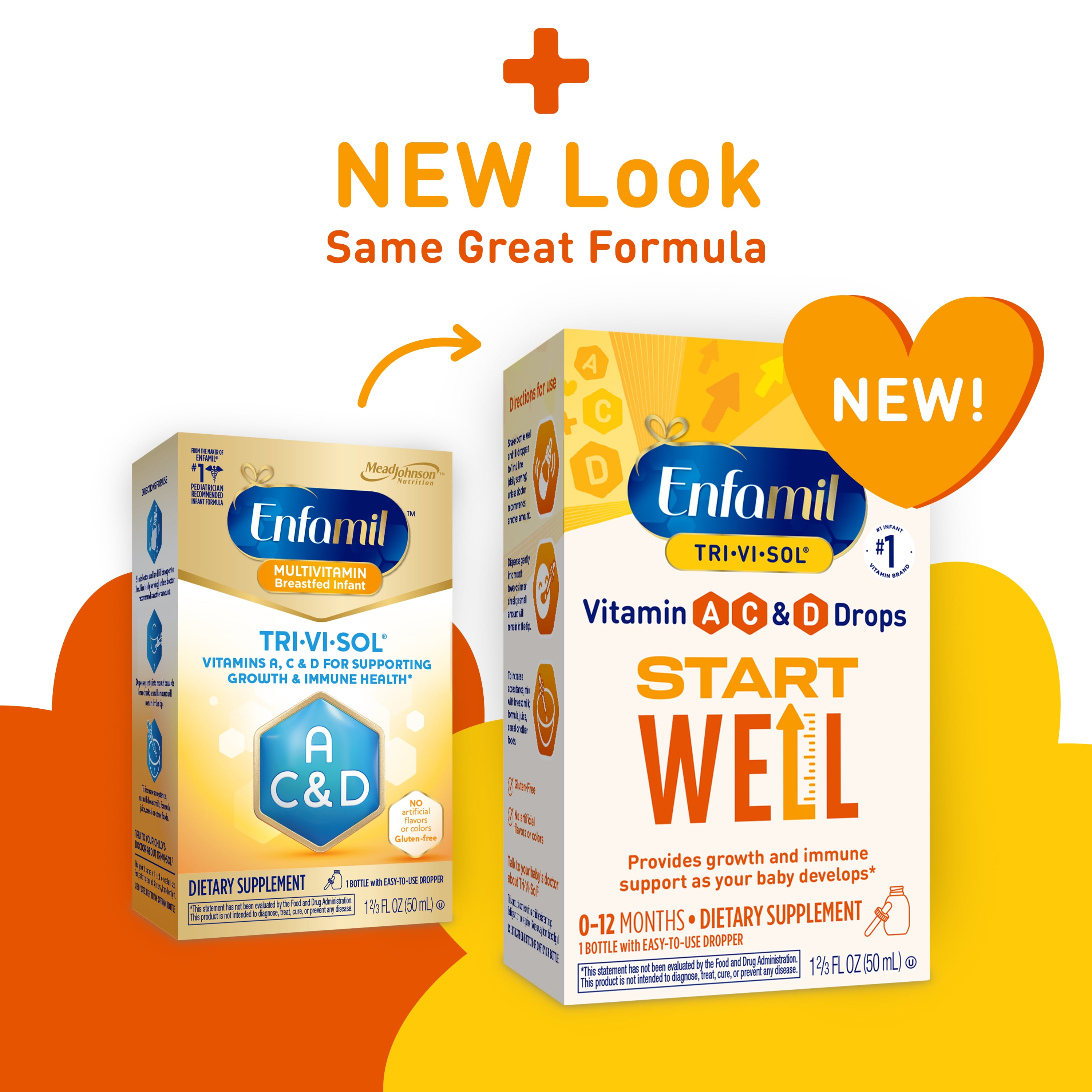 Buy Enfamil Tri-Vi-Sol Vitamin A, C & D Multi-Vitamin Drops for Infants ...