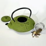 Primula Dragonfly 26 Oz. Cast Iron Teapot With Enameled Interior And ...