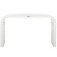 Safavieh Liasonya Curved Console Table - 52" W x 12" D x 31" H White ...