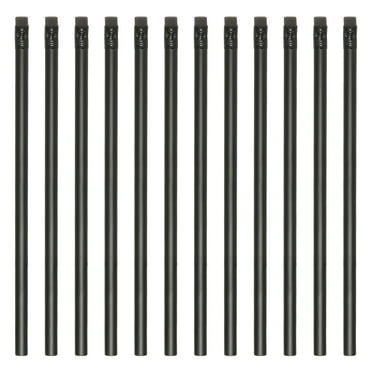 Uxcell Round Pencils, 48 Pack HB Graphite Pencils with Eraser Wood ...