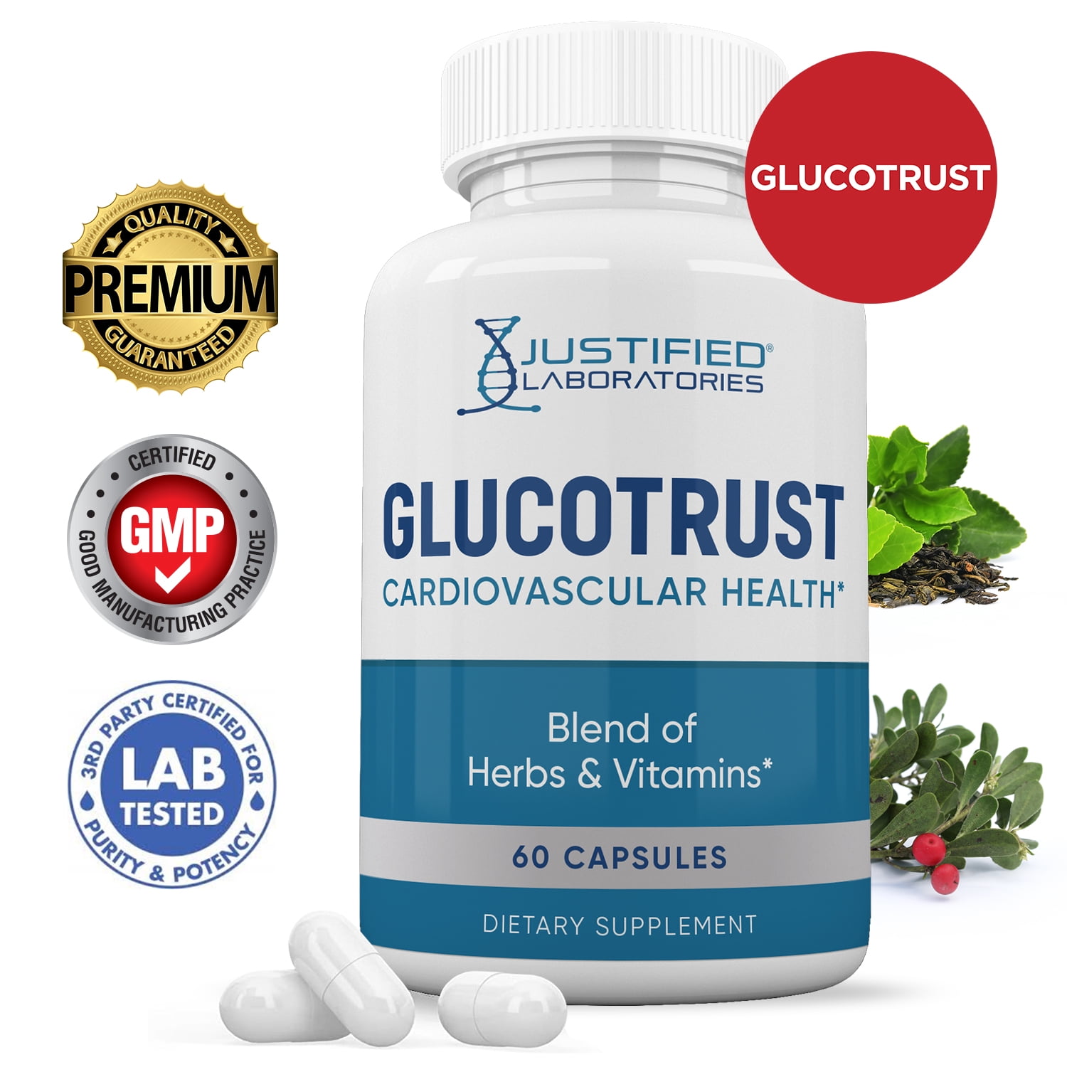 Glucotrust Premium Formula 688MG 60 Capsules - Walmart.com