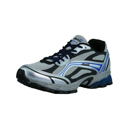 Avia Men's Avi-Pulse Chrome Silver / Black Brilliant Blue Ankle-High ...