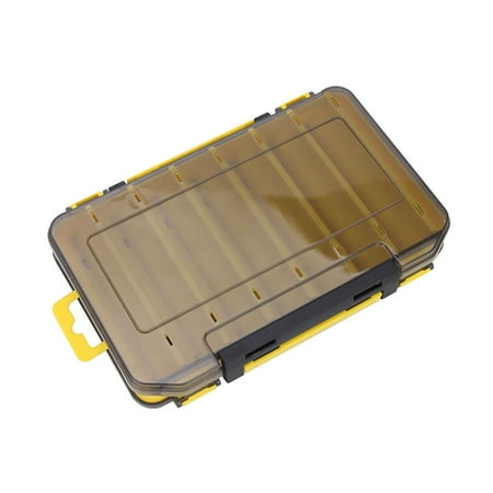 Fishing Tool Box Hard Bait Box Storage Accessory Box Double Sided ...