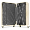 Hikolayae Aden Hardside Suitcase Set, 3 Piece, Medium Size - Durable ABS with TSA Lock, 360 ...