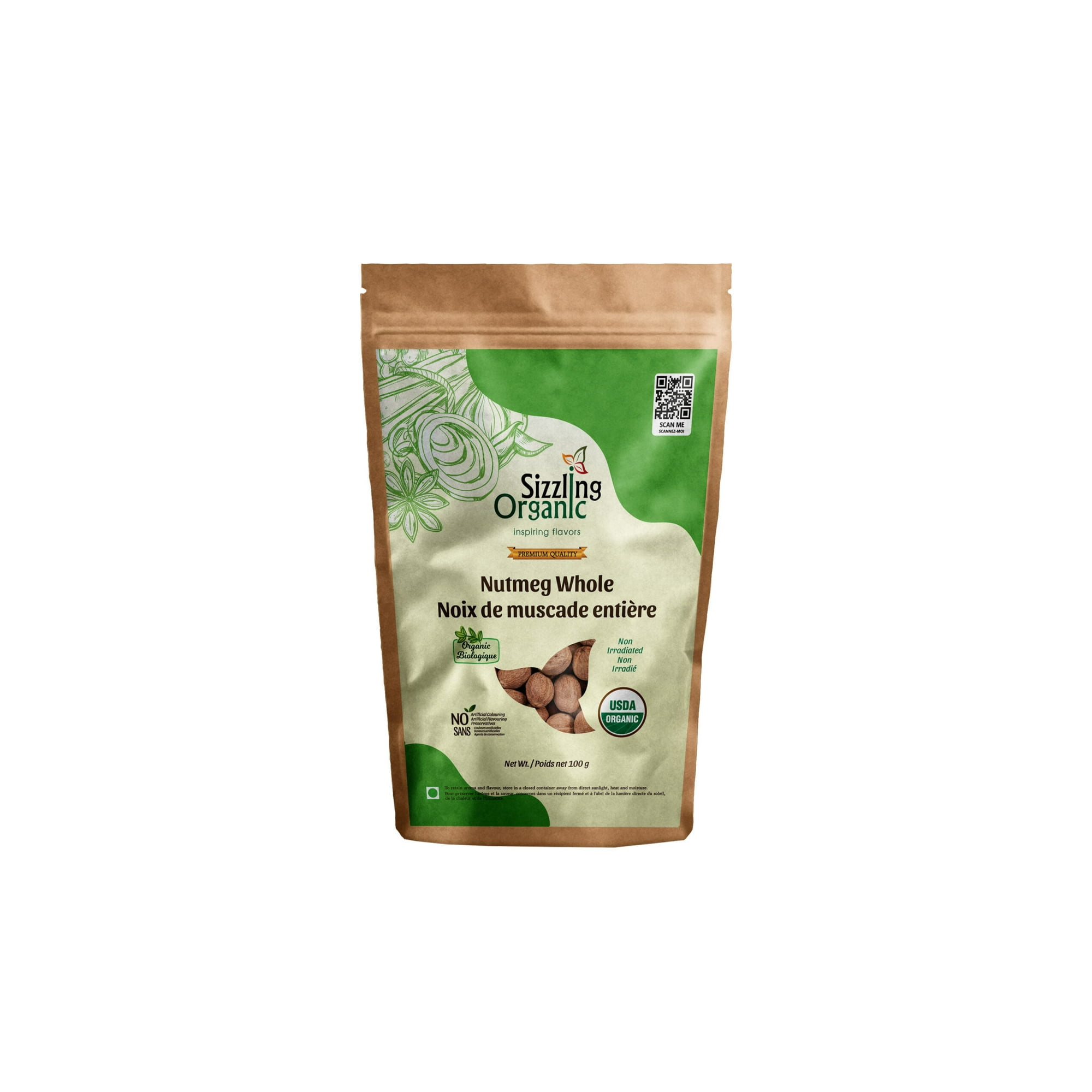 Click here for Nutmeg (Whole) Sizzling Organic (50g) 50 G prices