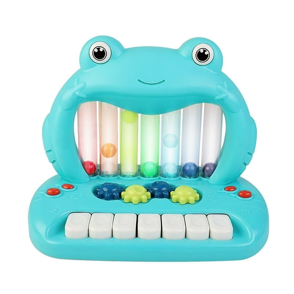B. toys Hippo Pop Play Piano Musical Toy with Lights Sounds Nursery ...
