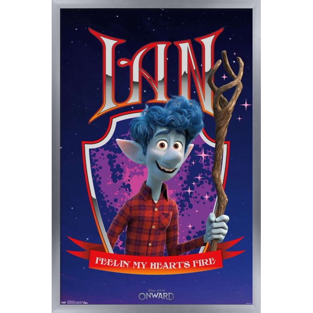 Disney Pixar Onward - Ian Wall Poster, 22.375" x 34", Framed - Walmart.com