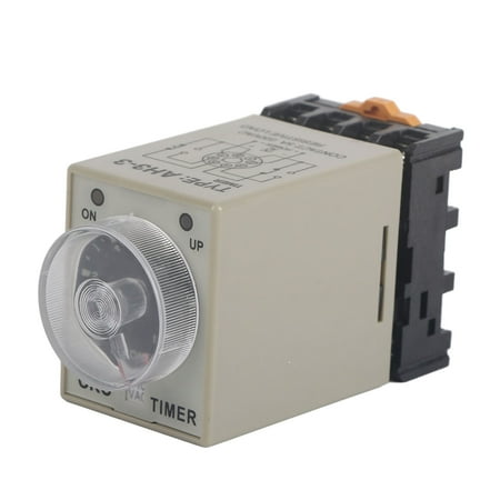 Timer Relay,0-10 Seconds Knob Control On Delay Timer Relay Delay Timer Relay Compact and ...