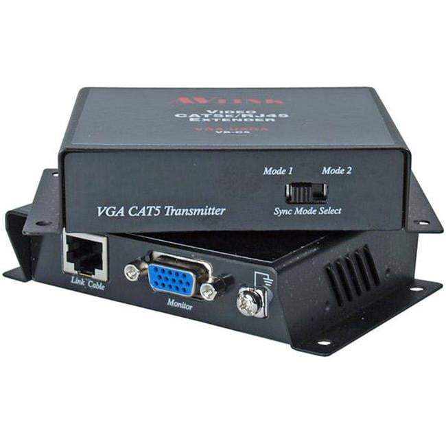 QVS 100 Meters VGA-UXGA Over CAT5-RJ45 Extender Kit - - Walmart.com