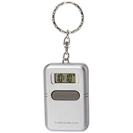 Talking Clock Keychain Silver | Walmart Canada