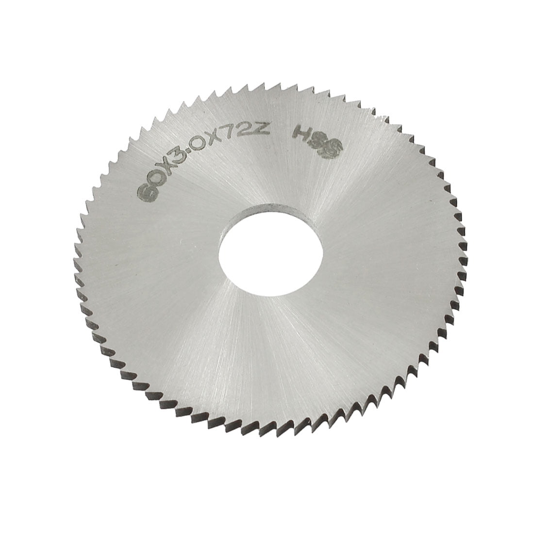 Unique Bargains 60mm x 3mm x 16mm 72T HSS Steel Round Slitting Saw ...