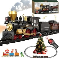 POCO DIVO Alloy Train Set, Christmas Deco Tree Rail Tracks Electric Toy ...