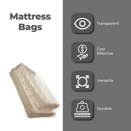 Manufacturer Varies Mattress Bag Pillow Top Queen 4 mil PK25 4NPX8 Walmart