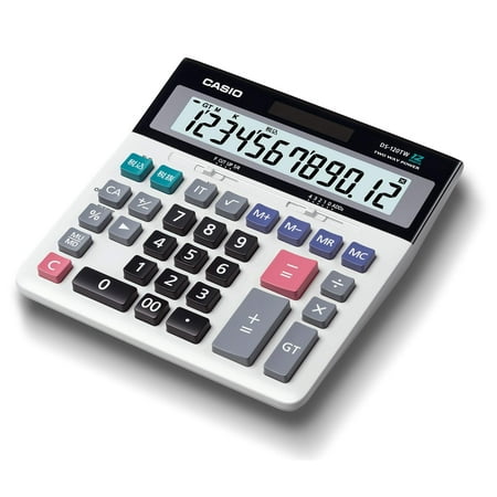 Casio Standard Calculator Tax Calculator Adder Method Desk Type 12 Digits DS-120TW | Walmart Canada
