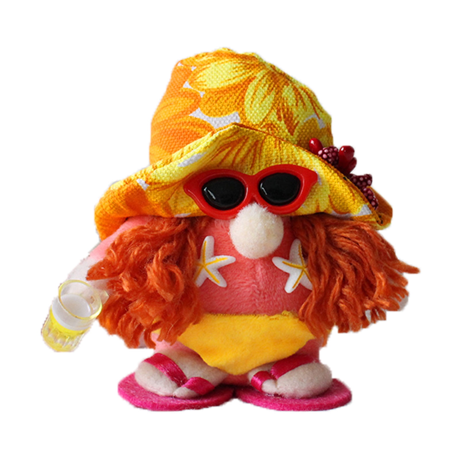 Miirene Cute Dwarf Beach Doll Beach Bikini Faceless Old Man Doll