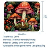 Mushroom Mouse Pad, Personality Design Rubber Base for Office Decor for ...