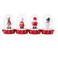 Hallmark Holiday Happy Tappers Musical Figurines With Motion Set of 4 ...