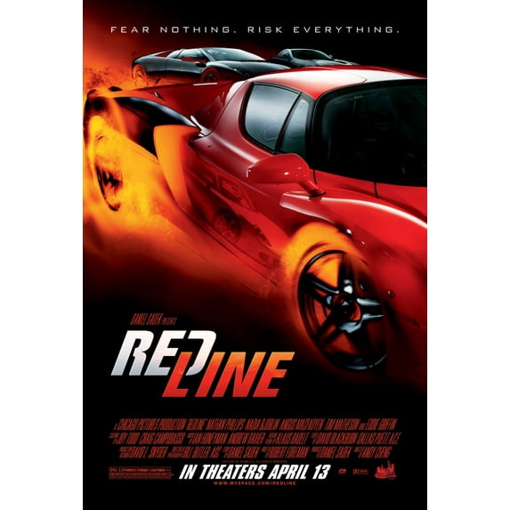 Redline Movie Poster 24inx36in (61cm x 91cm) Art Poster 24x36 Multi-Color Square Adults Best ...