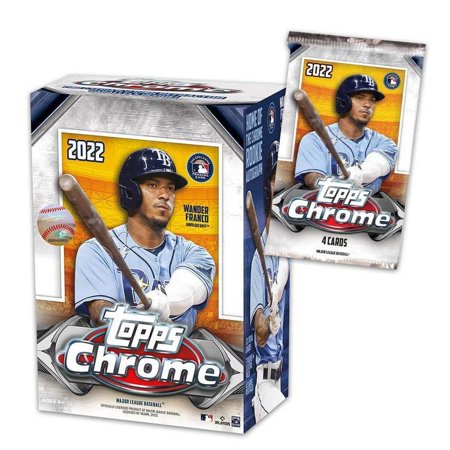 2022 Topps chrome Baseball Blaster Box - 32 Baseball cards Per Box ...