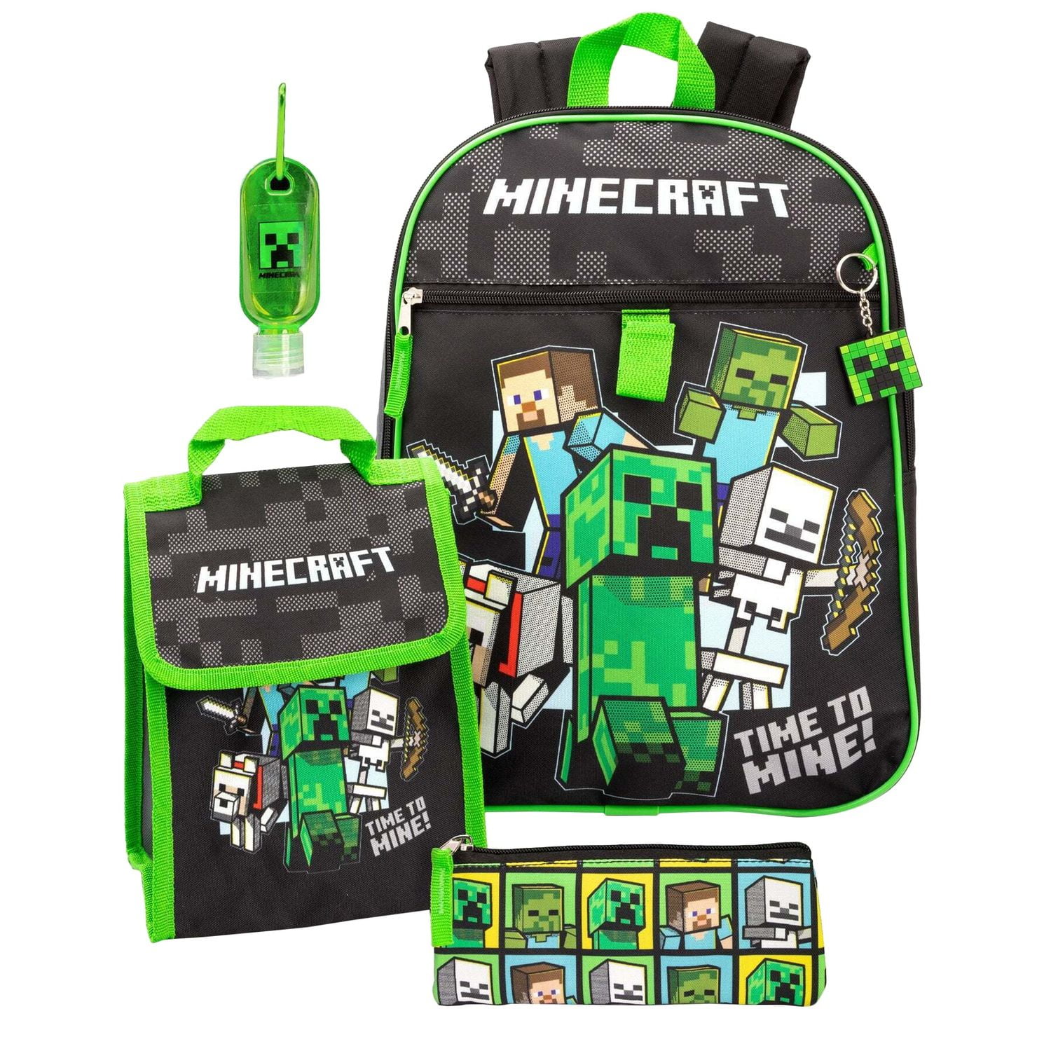Click here for Minecraft Boys/Girls Time To Mine Backpack Set One... prices