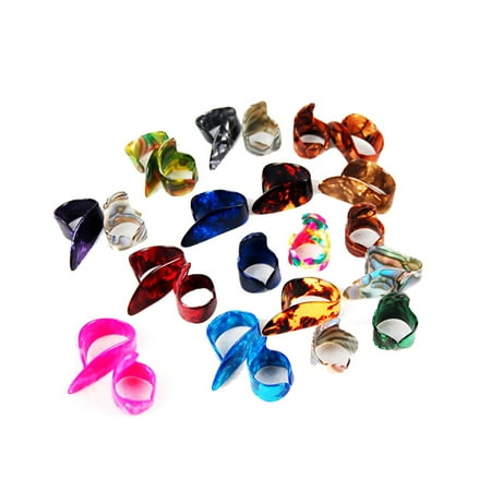 Plastic Finger Picks Tumb Finger Picks for Acoustic Electric Bass ...