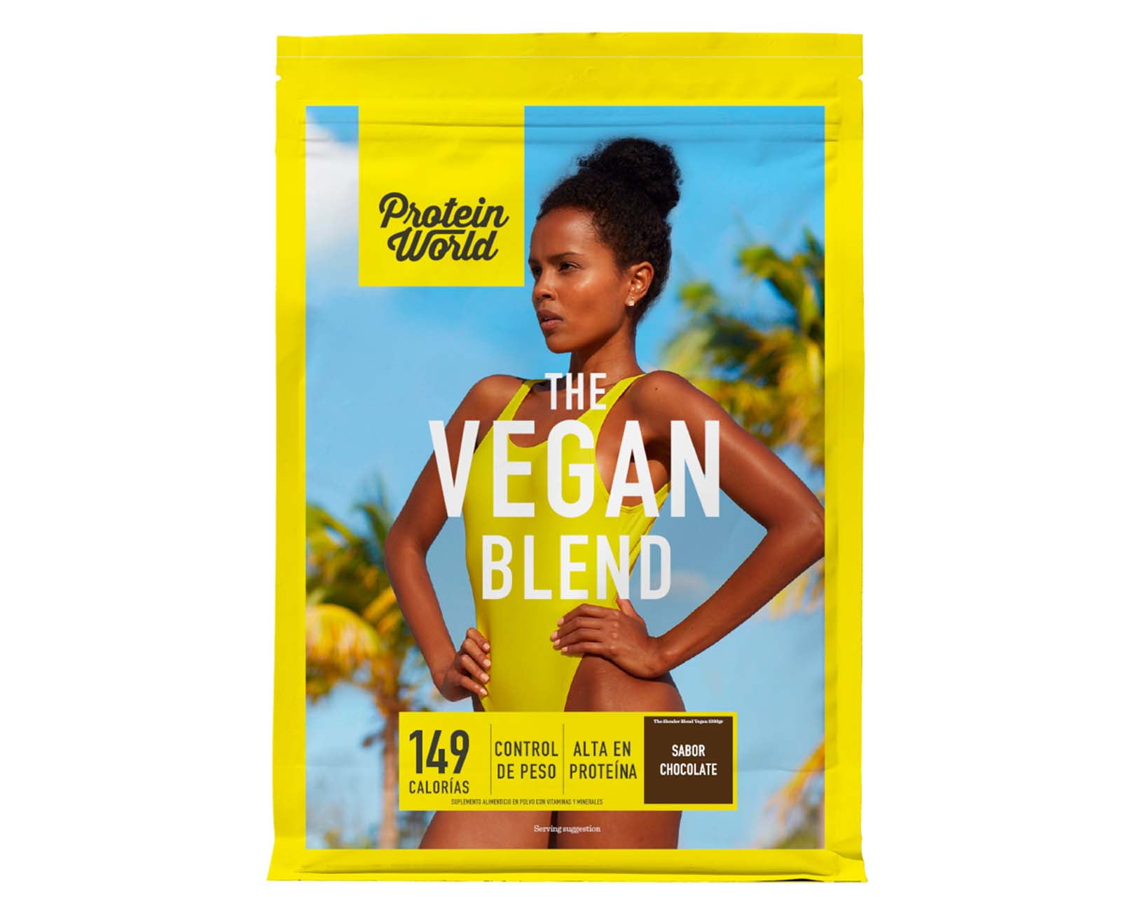PROTEIN WORLD SLENDER BLEND VEGANO CHOCOLATE 1200 G Protein World VEGAN ...