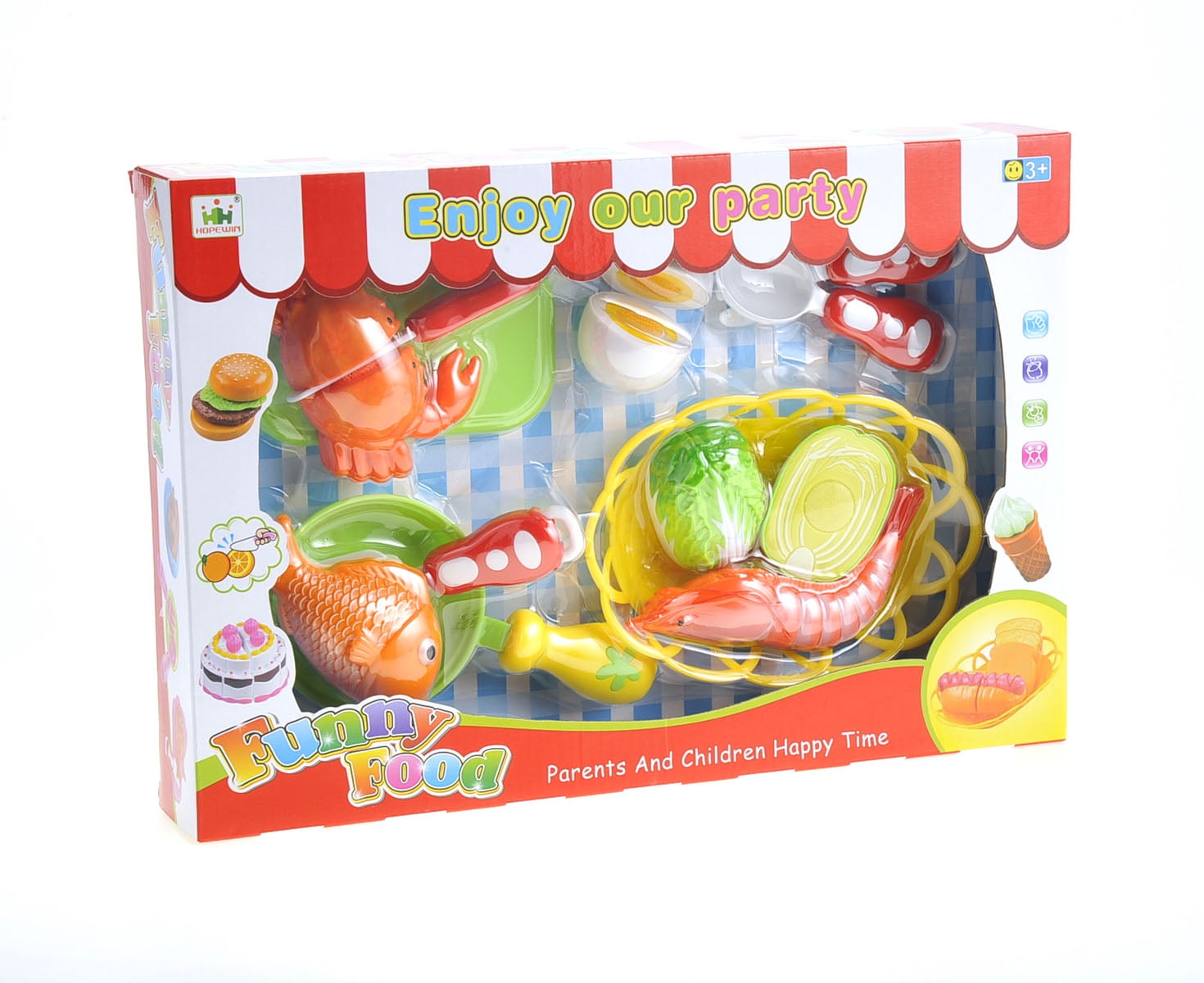 PlayWorld Kitchen Connection Seafood Cutting Play Food Playset ...