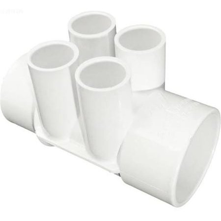 Waterway Plastics 672-4200 2 in. x 2 in. Spg Manifold Pvc Waterway Pipe ...