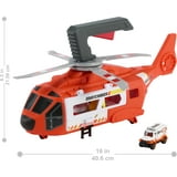 Matchbox Action Drivers Rescue Helicopter,16-In Large-Scale Helicopter ...